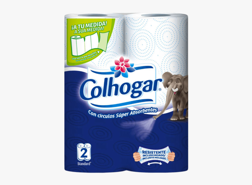 Papel De Cocina Colhogar 2 Rollos, HD Png Download , Transparent Png ...