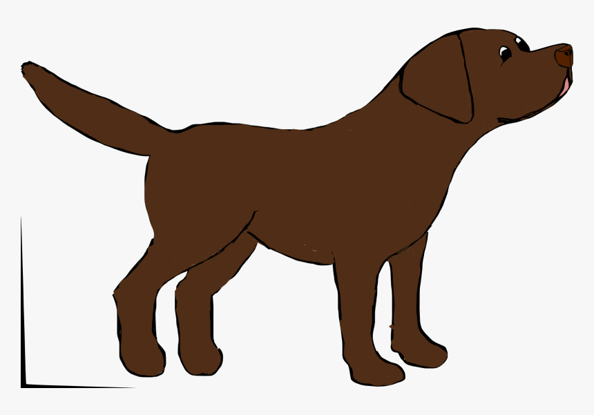 Transparent Lab Puppy Clipart - Chocolate Labrador Clipart, HD Png ...