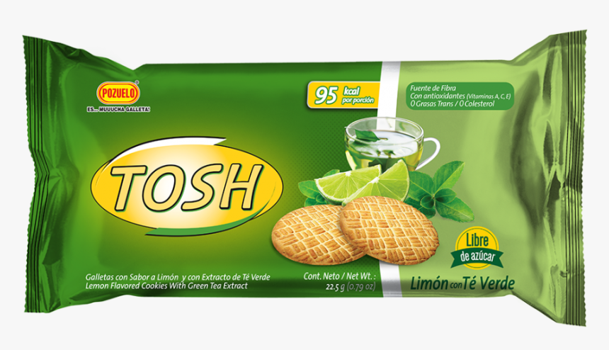 Lemon & Green Tea Tosh - Tosh Lemon With Green Tea Cookies, HD Png ...