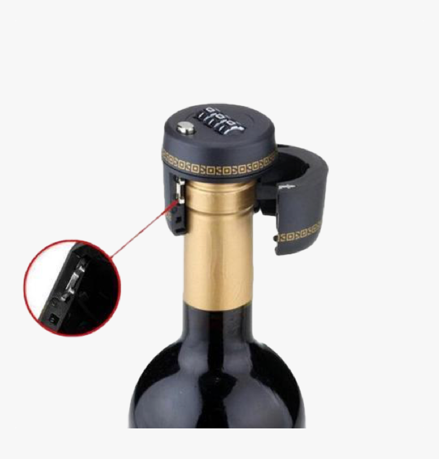 3-dial Wine Bottle Cap Lock - Пробка На Бутылку С Кодовым Замком, HD ...