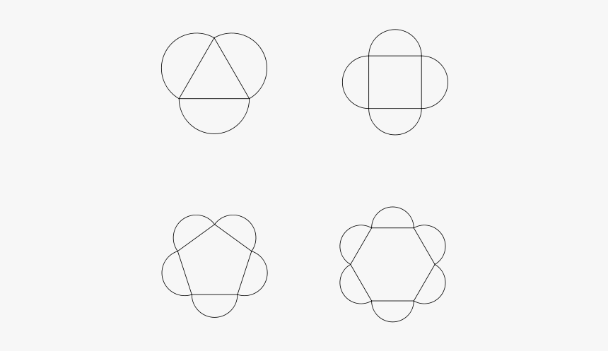 Half Circle Supreme Polygons Angles Png Images - Sketch, Transparent ...