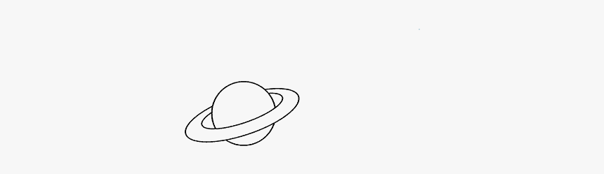 How To Draw Space And Planets - Line Art, HD Png Download , Transparent ...