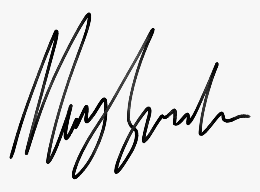 Mary Spender Store - Mary Signature, HD Png Download , Transparent Png ...