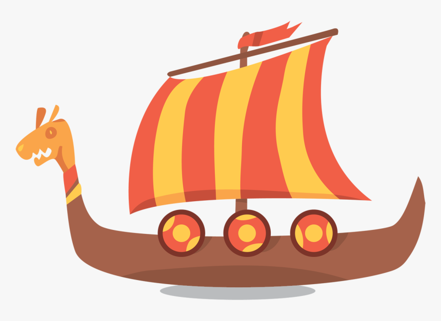Transparent Viking Ship Clip Art - Viking Boat Race Cartoon, HD Png ...