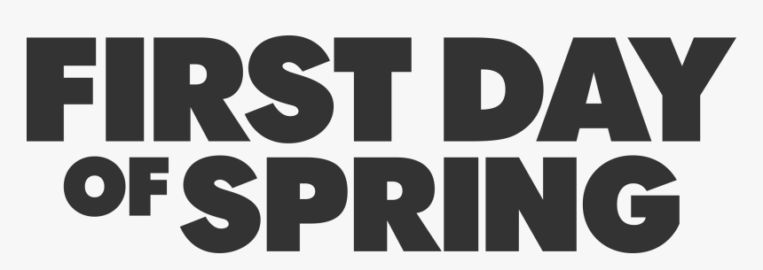 First Day Of Spring Logo, HD Png Download , Transparent Png Image - PNGitem