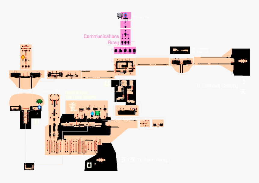 Sky Islands Map - Rain World Sky Islands Map, HD Png Download ...