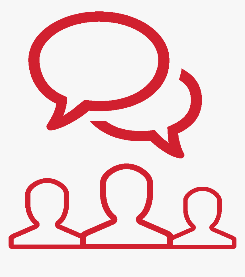 People With Talking Bubbles Icon - Conversation Icon Png, Transparent ...