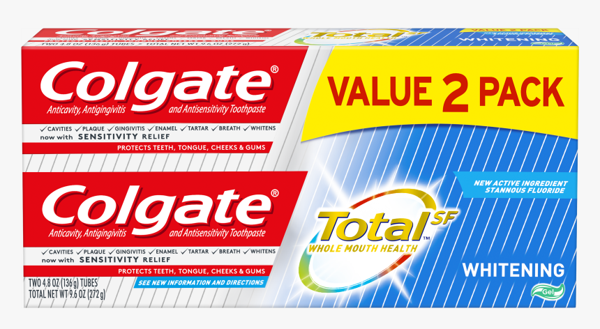 Colgate 2 Pack Toothpaste, HD Png Download , Transparent Png Image ...
