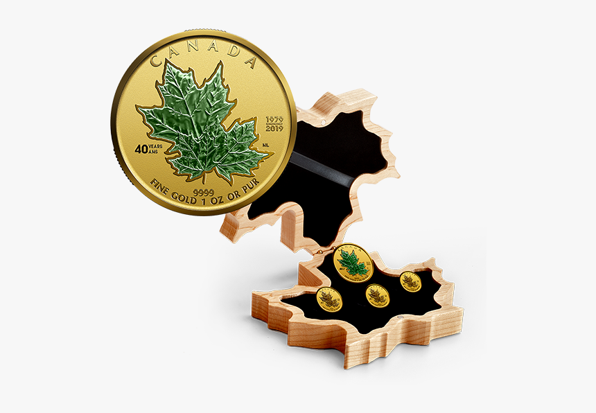 Gold Maple Leaf Set 2020, HD Png Download , Transparent Png Image - PNGitem