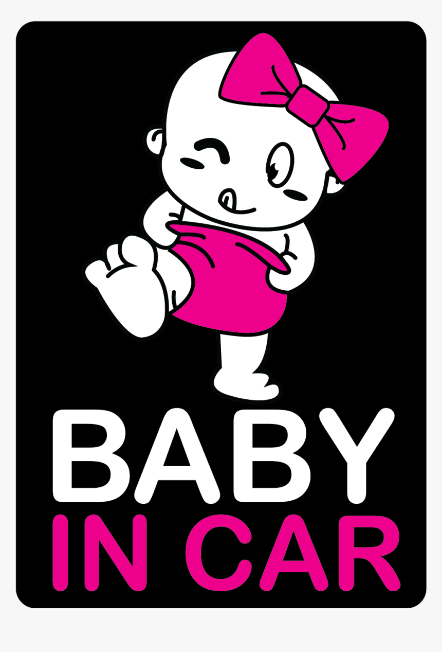 Logo Baby In Car Sticker, HD Png Download , Transparent Png Image - PNGitem