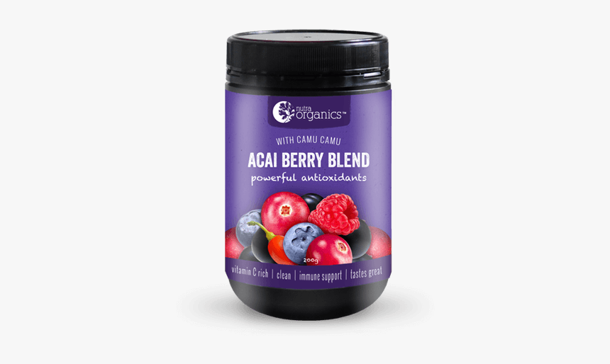 Nutra Organics Acai Berry Blend, HD Png Download , Transparent Png ...