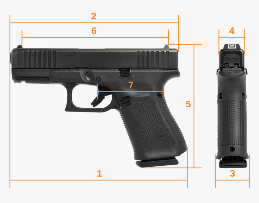 Glock 19 Gen 5 Fs, HD Png Download , Transparent Png Image - PNGitem