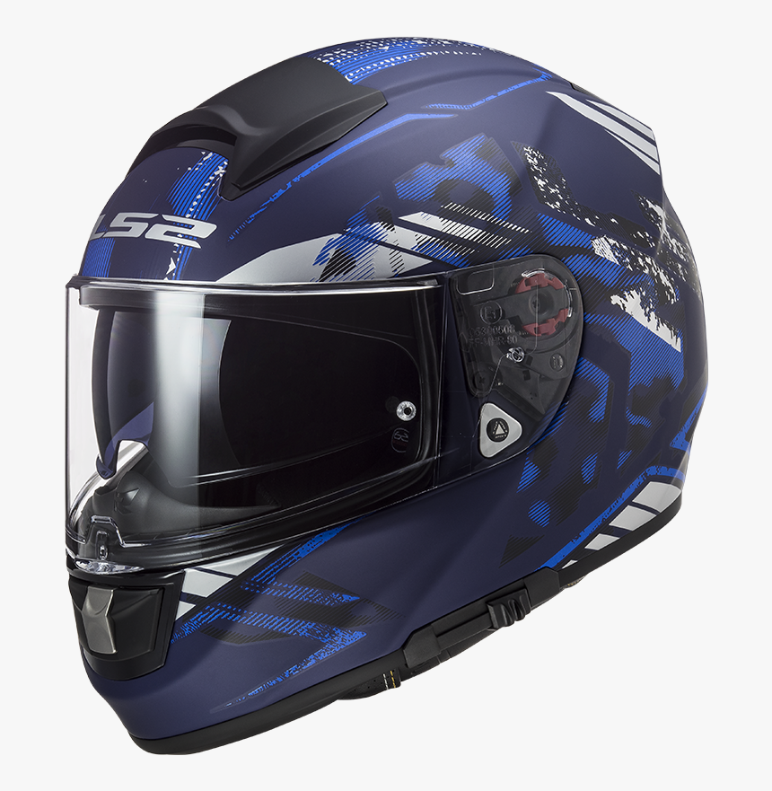 Stencil - Ls2 Helmet Model Ff350 Visor Same, HD Png Download ...