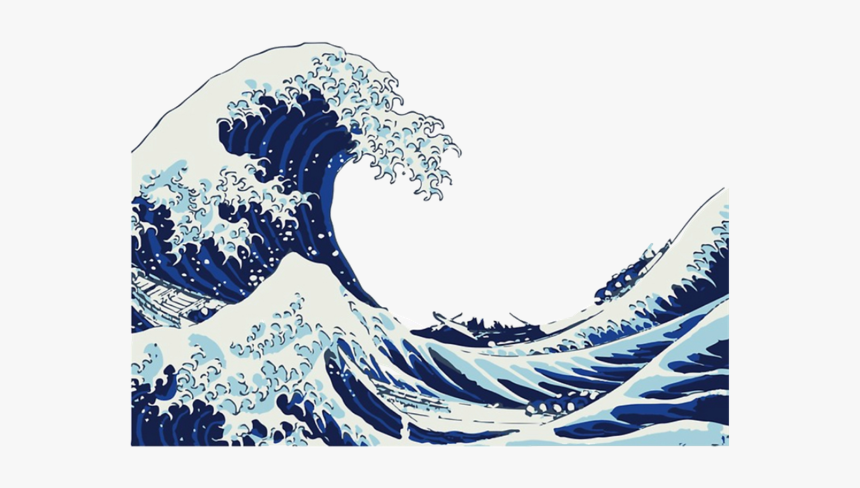 Great Wave Off Kanagawa (kanagawa Oki Nami Ura), From, HD Png Download ...