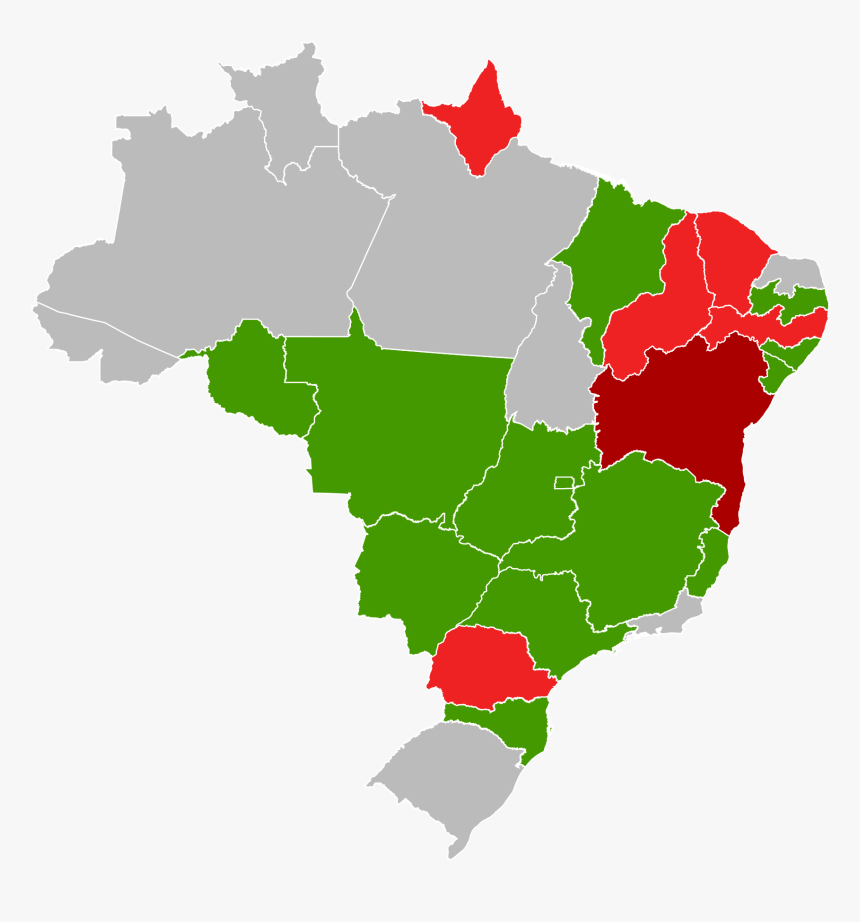 Mapa Do Brasil Svg , Png Download - Brazil Map, Transparent Png ...