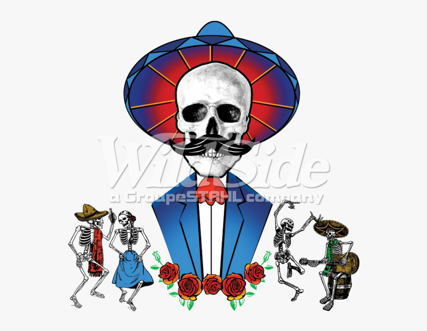 Dead Clipart Dead Head - Skeleton Day Of The Dead Png, Transparent Png ...