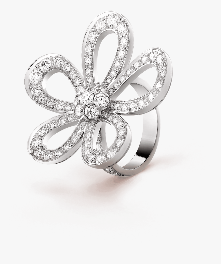 Flowerlace Ring, - 3 - 4 View - Vcarp05300 - Van Cleef - Body Jewelry ...