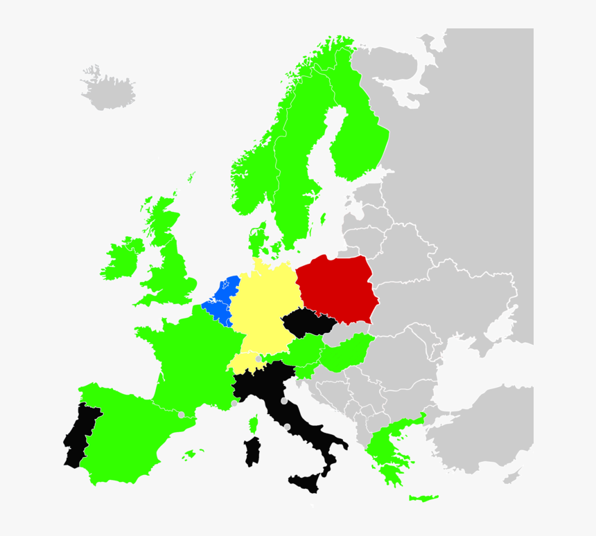 Map Of Countries Where Euthanasia Is Legal, HD Png Download ...