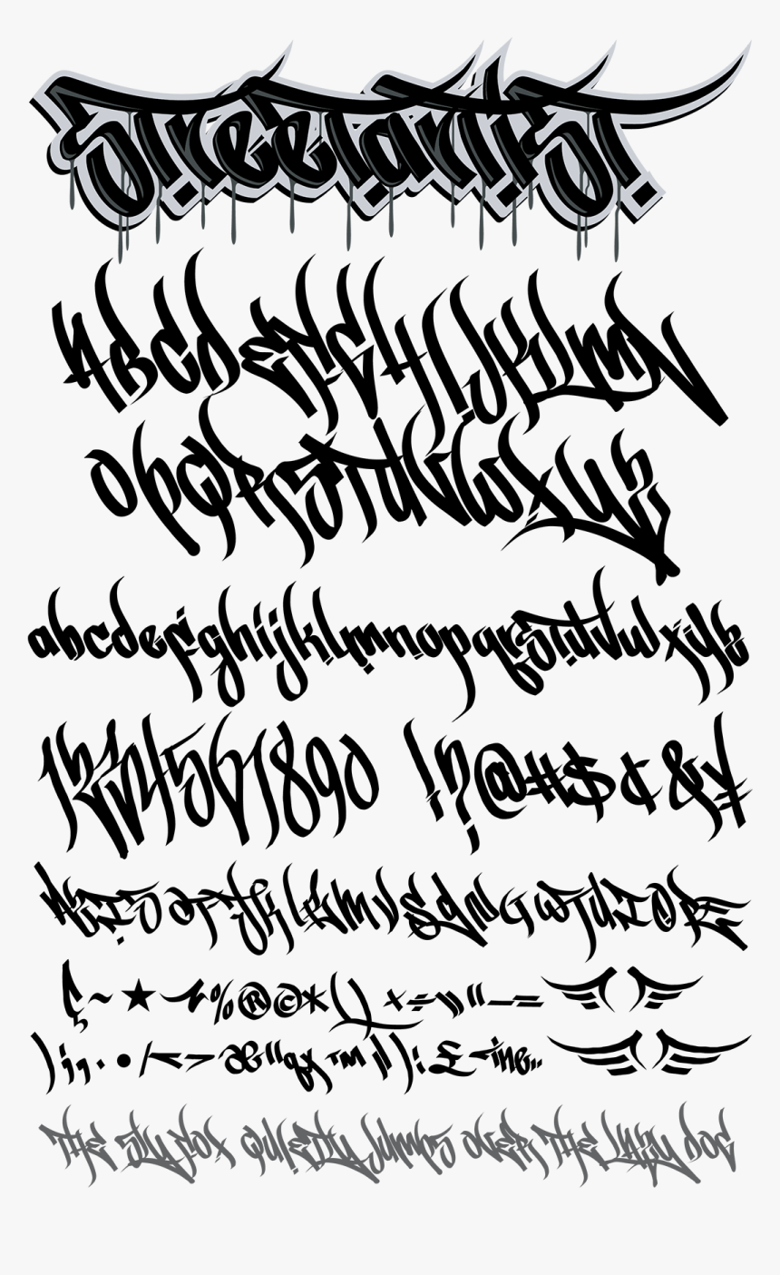 Street Art Graffiti Font, HD Png Download , Transparent Png Image - PNGitem