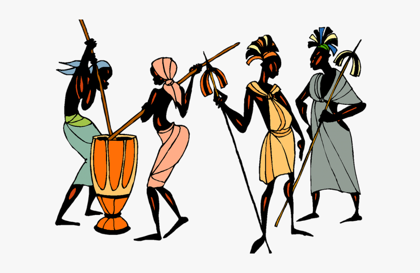 Africa Clipart African Culture - African Tribe Clipart, HD Png Download ...