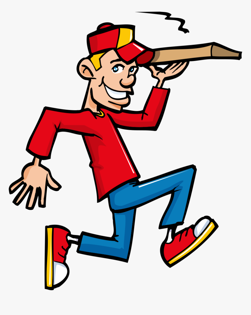 Transparent Pizza Man Png - Pizza Delivery Boy Vector, Png Download ...