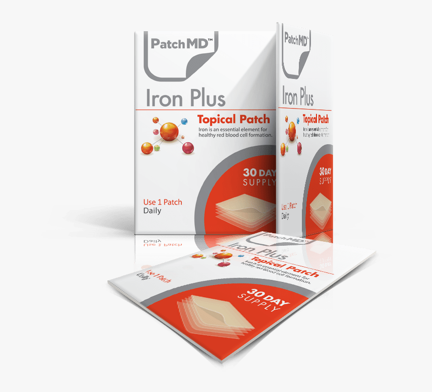 Iron Plus Topical Patch - Patch Md Multivitamin Plus, HD Png Download ...