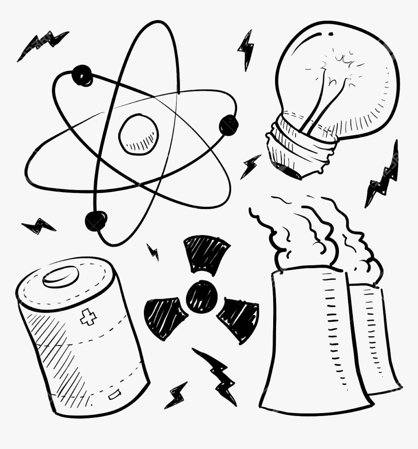 Nuclear Energy Drawings, HD Png Download , Transparent Png Image - PNGitem