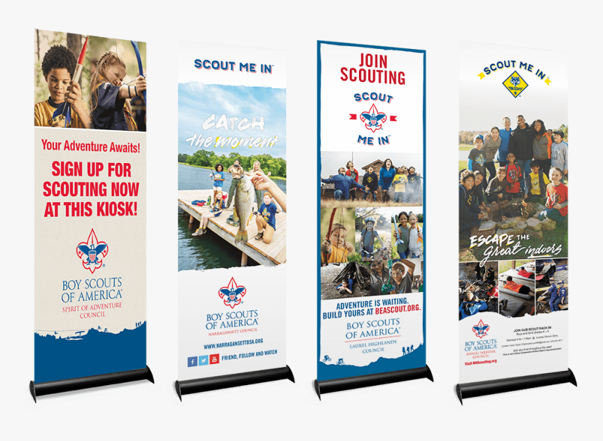 2019 Banner Ups Signage For Boy Scouts - Boy Scouts Of America, HD Png ...
