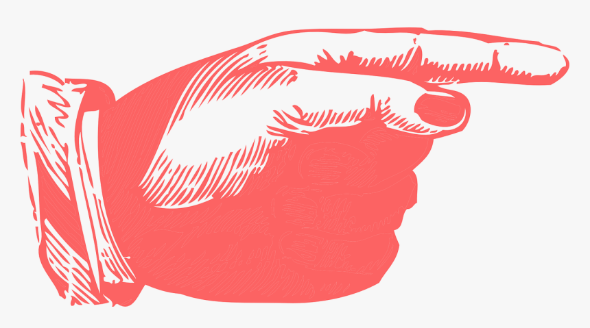 Red Finger Pointing Png, Transparent Png , Transparent Png Image - PNGitem