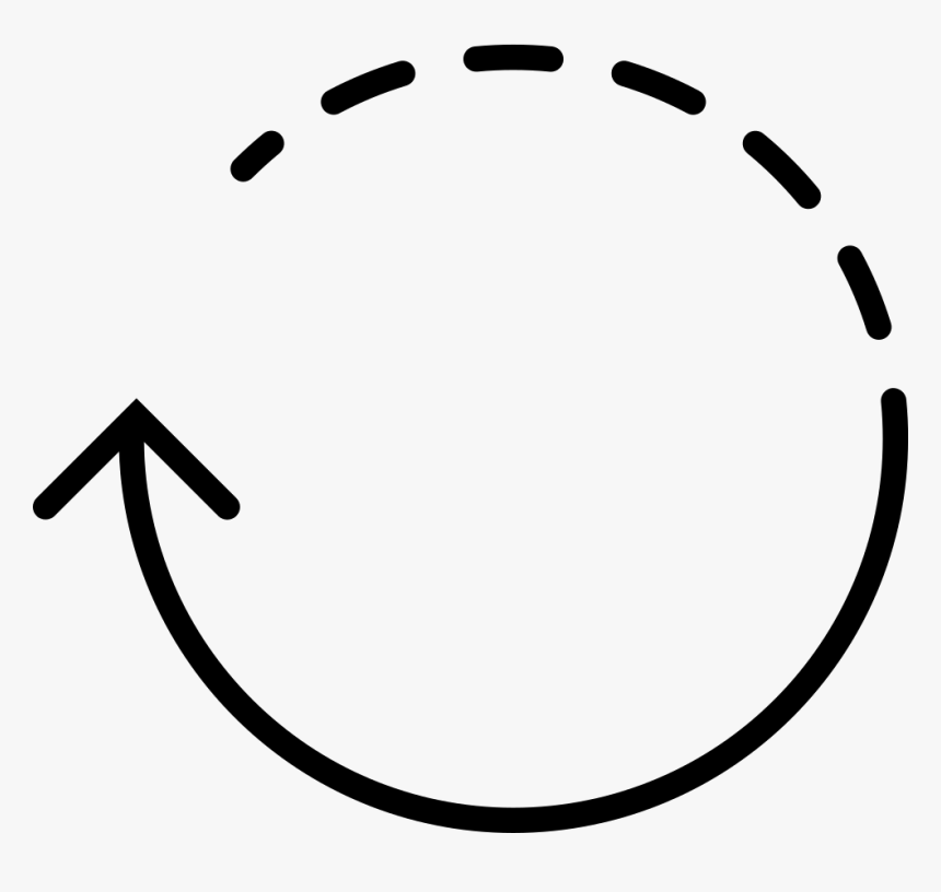 Circular Arrow With Dots - Circle Dot Arrow, HD Png Download ...