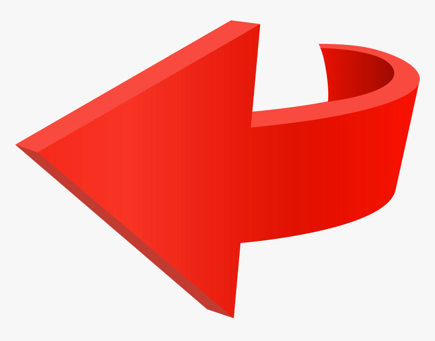 Left Red Arrow Transparent Png Clip Art Imageu200b - Red Arrow Left Png ...
