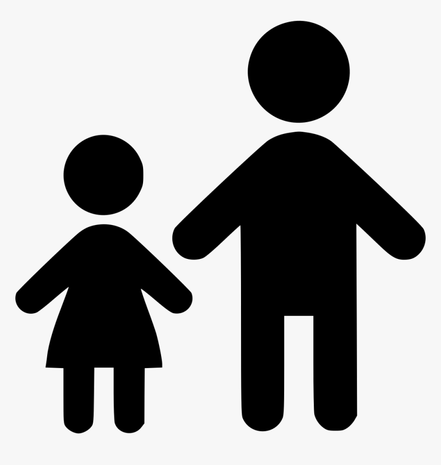 Standing With Child - Free Icon Children, HD Png Download , Transparent ...