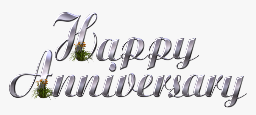 Transparent August Clip Art - Wedding Anniversaries Text Png, Png ...