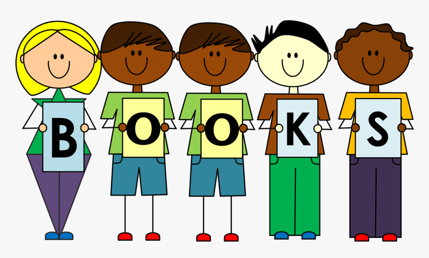 Alphabet Kids Clip Art - Clipart Books Word Art, HD Png Download ...