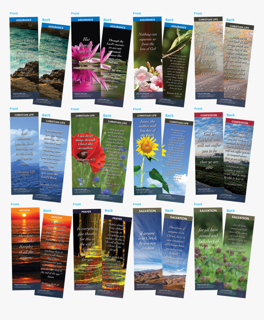 Transparent Bible Verses Png - Bookmark, Png Download , Transparent Png ...