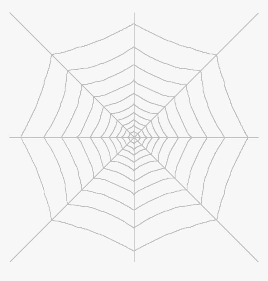 Spider Web Symmetry Structure Pattern - Transparent Background Spider ...