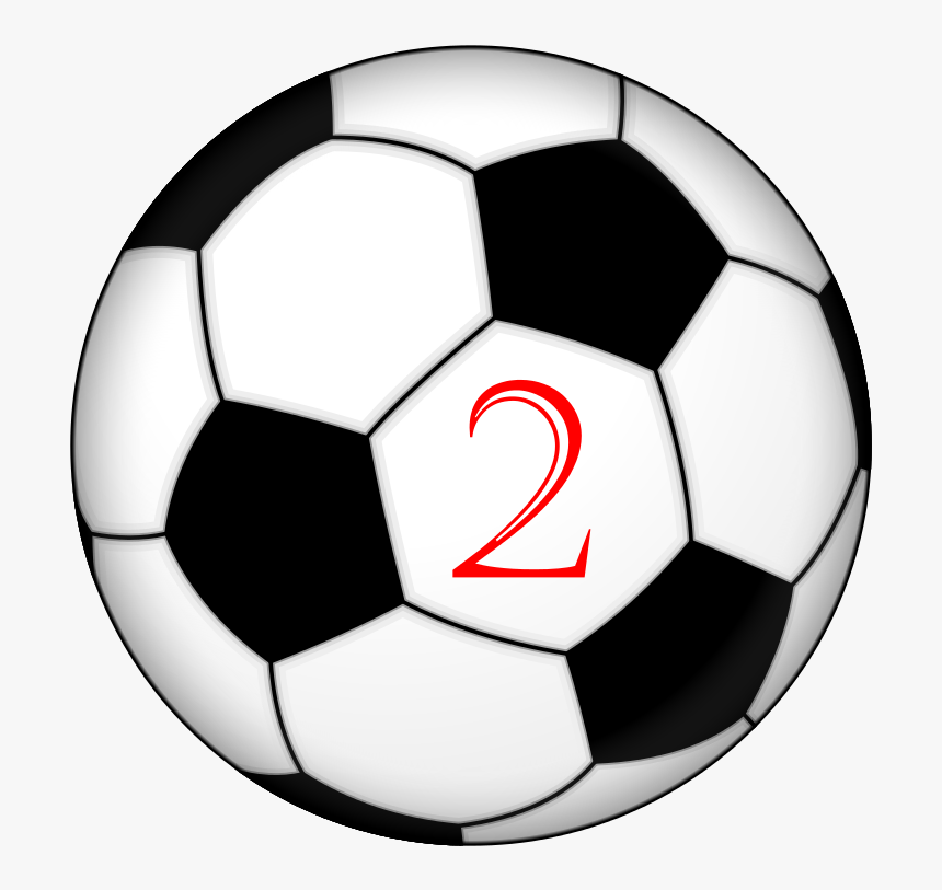 Soccer Ball Number 1, HD Png Download , Transparent Png Image - PNGitem