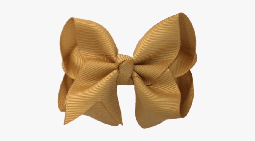 3 Inch Solid Color Hair Bows Data Image Id - Gold Hair Bow Transparent ...