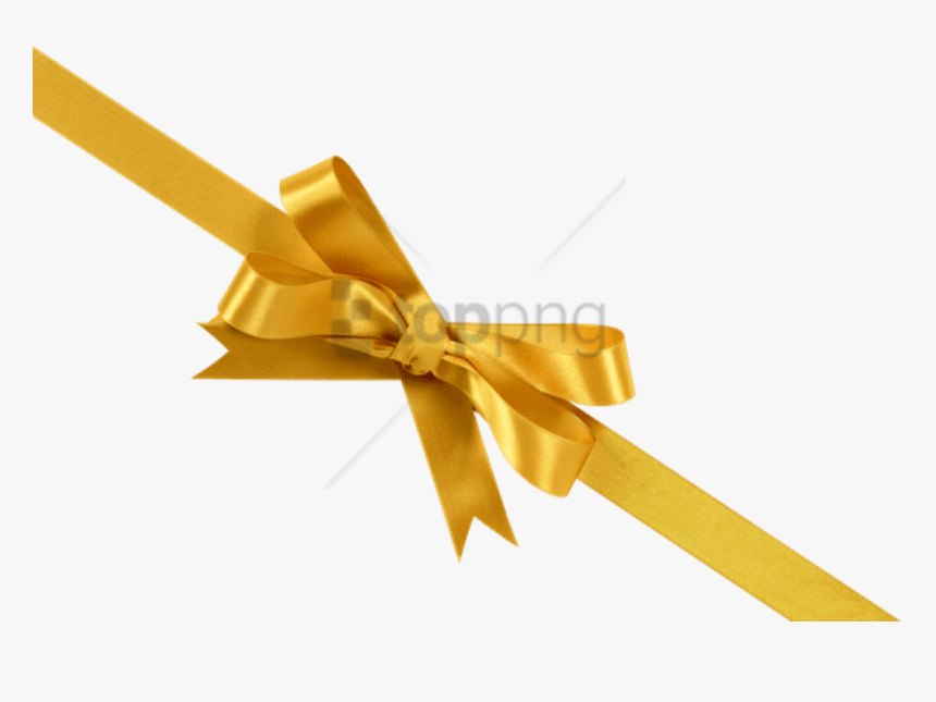 Ribbon - Gold Ribbon Hd Png Transparent, Png Download , Transparent Png ...