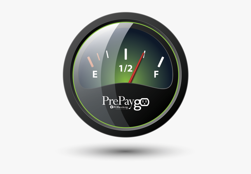 Prepay Gas Gauge Image - Temperature Gauge, HD Png Download ...