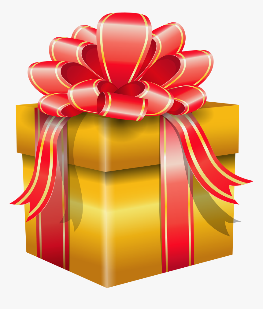 Yellow Gift Box Png, Transparent Png , Transparent Png Image - PNGitem