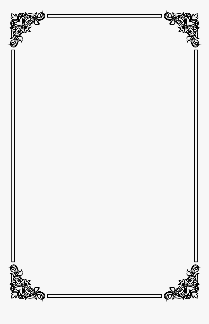 Pencil Colored Nature Louis St - Border In Png Format, Transparent Png ...