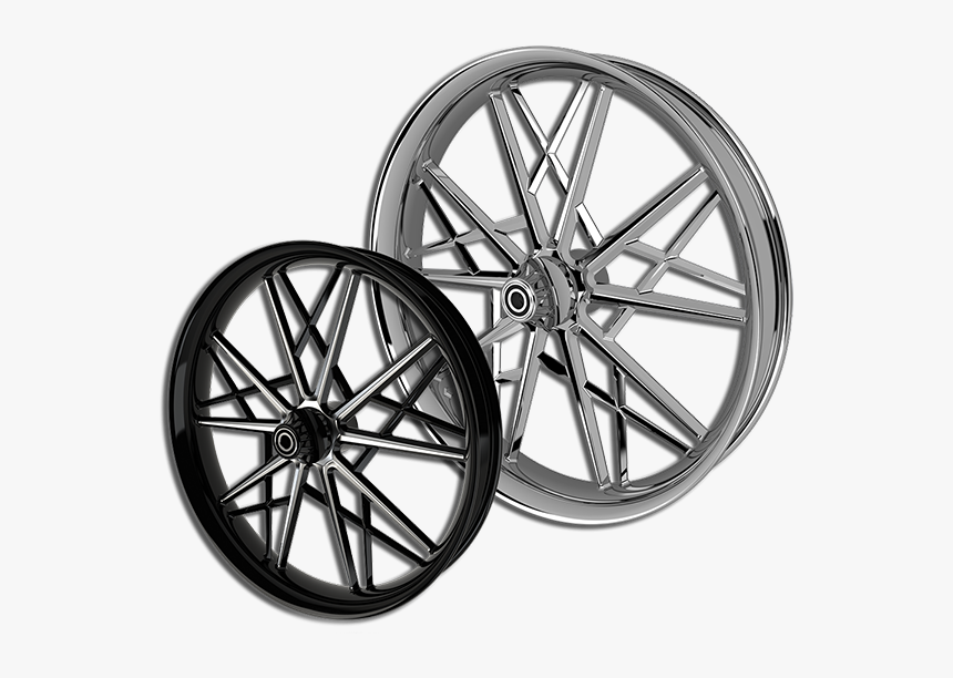 Stiletto Custom Harley Motorcycle Wheel - Motorcycle Wheel, HD Png ...