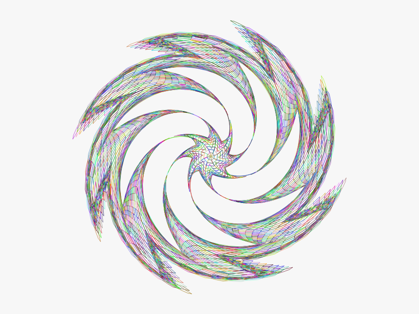 Abstract Vortex Without Background - Simple Vortex Drawing, HD Png ...