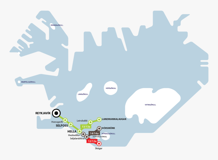 Iceland Thingvellir National Park Map, HD Png Download , Transparent ...