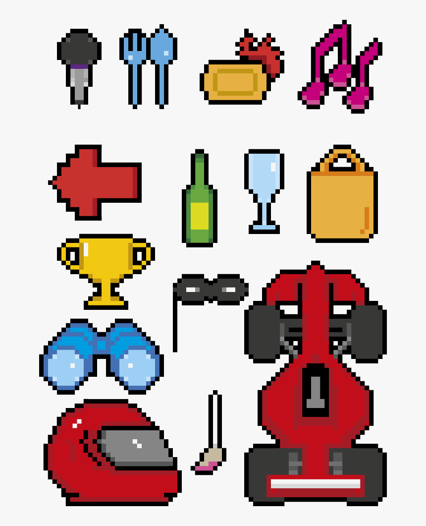 702 X 981 - F1 En Pixel Art, HD Png Download , Transparent Png Image ...