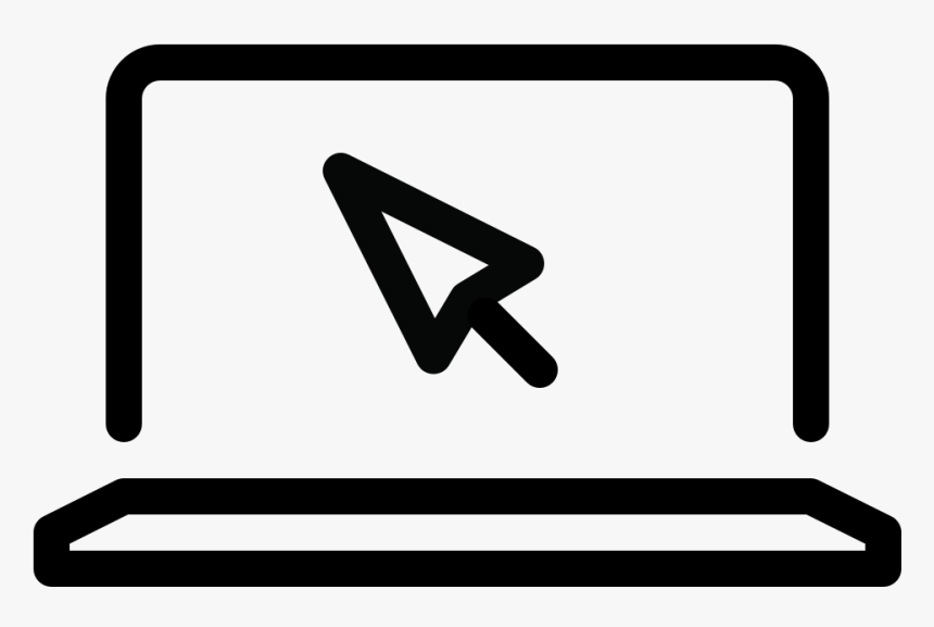 Transparent Laptop Icon Png Transparent - Sign, Png Download ...