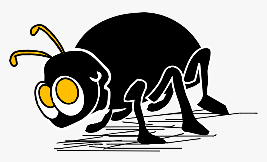 Black Bug Clipart, HD Png Download , Transparent Png Image - PNGitem
