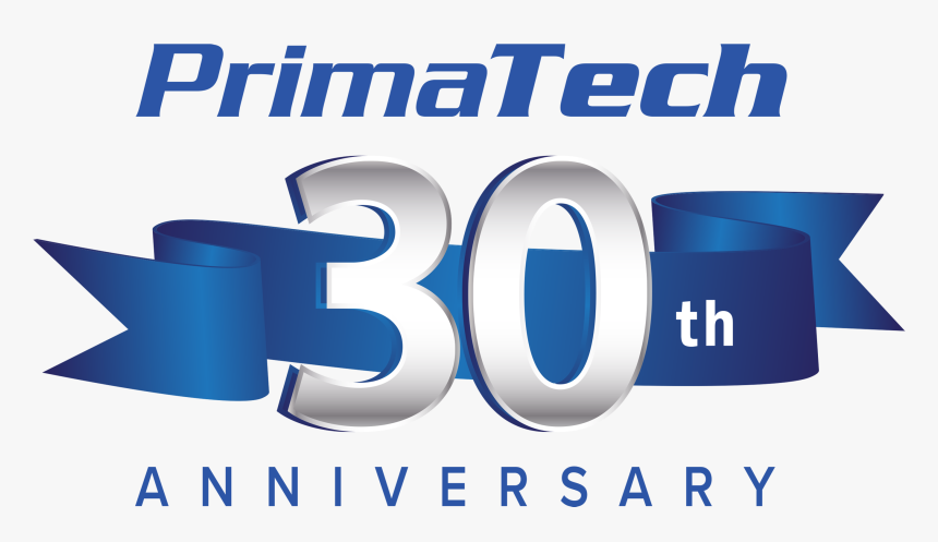 Primatech 30-year Anniversary Logo - Prima Tech Logo, HD Png Download ...