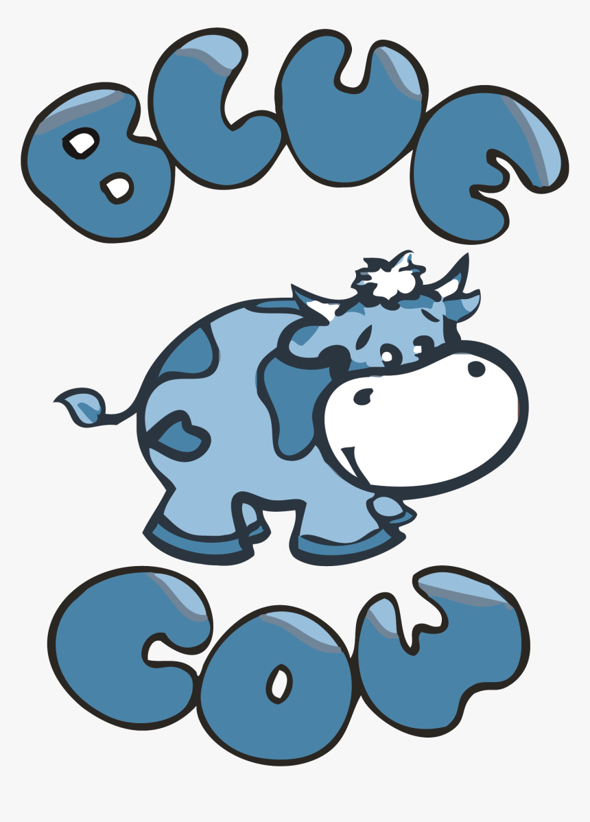Blue Cow Png Clipart , Png Download - Blue Cow Clipart, Transparent Png ...